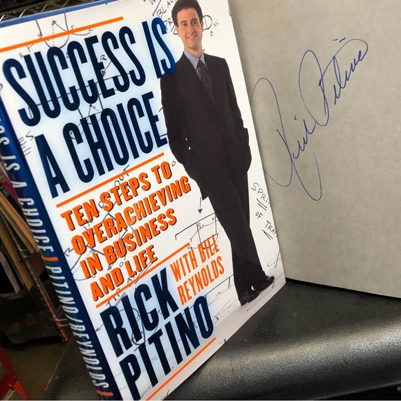 Other | Vtg 1997 Rick Patino Signed Book Success Is A Choice Hardcover ...